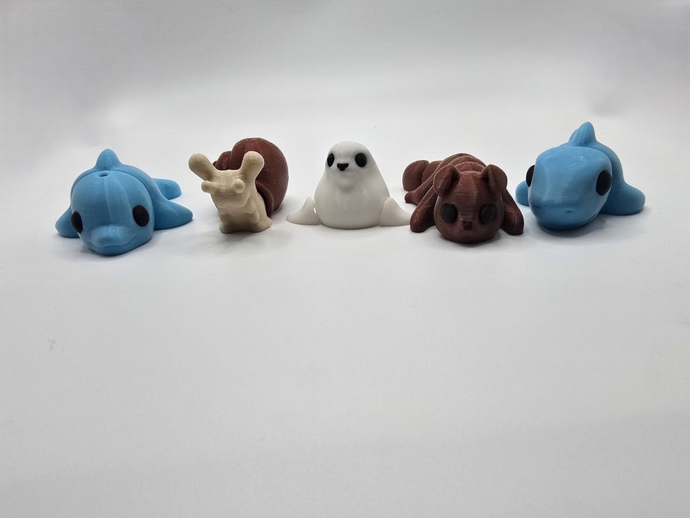 Cute Mini Fidget Animals - Keychains - Pocket Pets – No Hands 3d