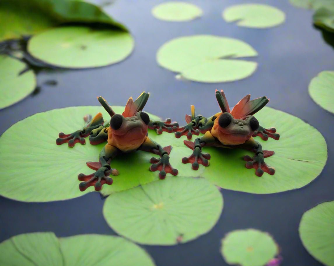 Flutter frogs – No Hands 3d