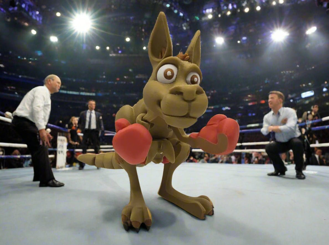 KO the Kangaroo and removable Joey – No Hands 3d